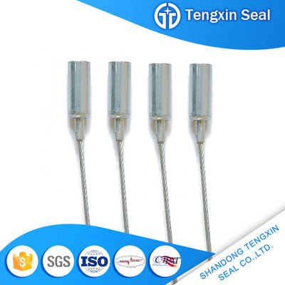 TX-CS202 Various colors customize one time use Numbered Laser Printed security 1.8mm cable seal with OEM ODM