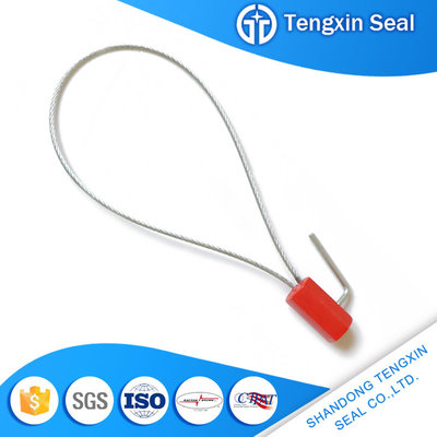 TX-CS204 China Aluminum head wire seal 1.8mm or others as per request  cable lock seal