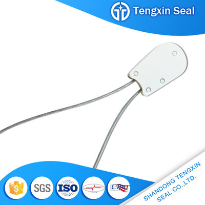 TX-CS304 Website Laser Printed or hot stamping security seal steel wire rope 1.5mm cable seal