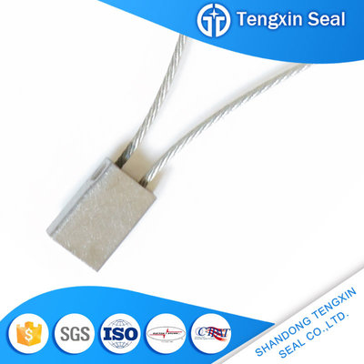 Tengxin TX-CS 401 inner steel head Laser Printed or hot stamping cable security wire seal strip