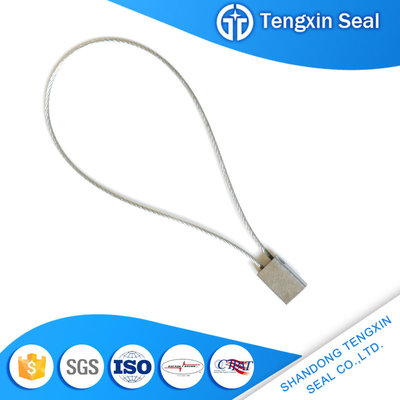 Tengxin TX-CS 401 inner steel head Laser Printed or hot stamping cable security wire seal strip