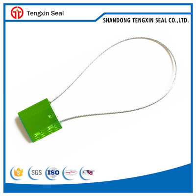 TX-CS102 Lowest price customized laser printing green/red/blue 1.8mm aluminum cable seal