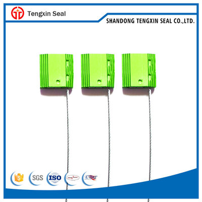 TX-CS102 Lowest price customized laser printing green/red/blue 1.8mm aluminum cable seal