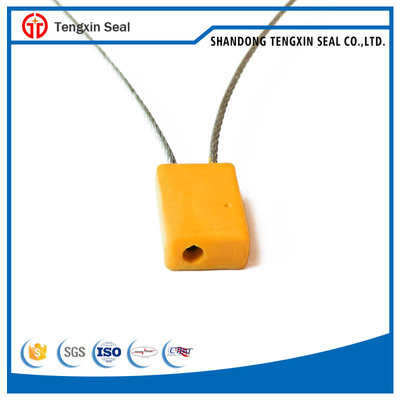 TX-CS002 High Quality and Inexpensive pull tight lock 1.5mm yellow/red/purple customized cable seal