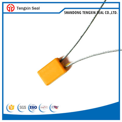 TX-CS002 High Quality and Inexpensive pull tight lock 1.5mm yellow/red/purple customized cable seal