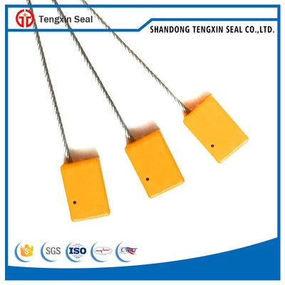 TX-CS002 High Quality and Inexpensive pull tight lock 1.5mm yellow/red/purple customized cable seal