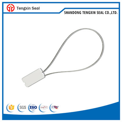 TX-CS009 2017 Newest adjustable wire rope customized hot-stamping Zinc alloy cable seal