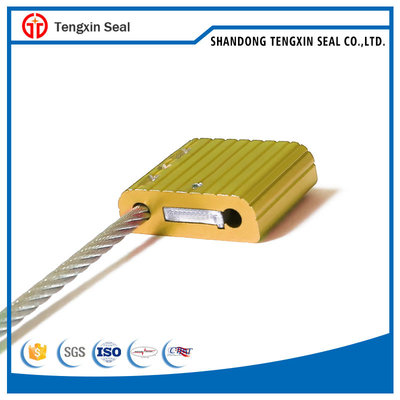 TX-CS105 Metal strip seal cable security seal security customized design 1.5mm cable seal