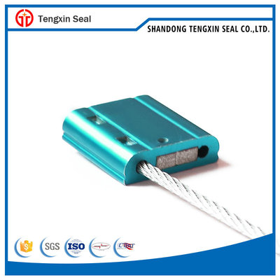 TX-CS108 Bargain price China wire customized printing security pull tight Aluminum cable seals