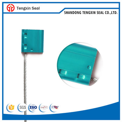 TX-CS108 Bargain price China wire customized printing security pull tight Aluminum cable seals