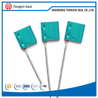 TX-CS108 Bargain price China wire customized printing security pull tight Aluminum cable seals