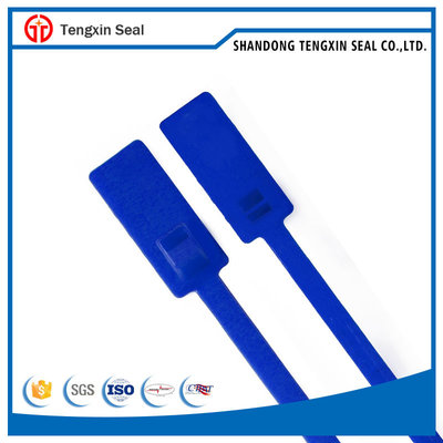 TX-PS104 supplier Blue&green mechanical numbered money bag using security plastic seal
