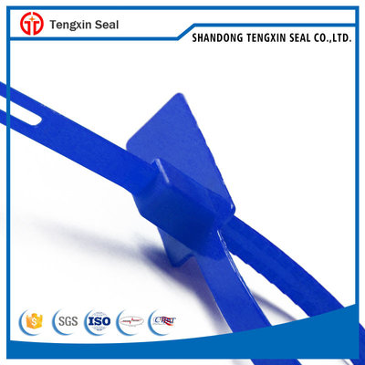 TX-PS104 supplier Blue&green mechanical numbered money bag using security plastic seal