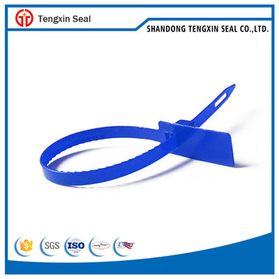 TX-PS104 supplier Blue&green mechanical numbered money bag using security plastic seal