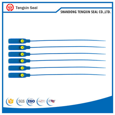 TX-PS110 Airline durable pull up tamper proof numbered logo mark security plastic seal