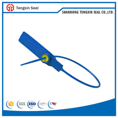 TX-PS110 Airline durable pull up tamper proof numbered logo mark security plastic seal
