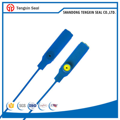 TX-PS110 Airline durable pull up tamper proof numbered logo mark security plastic seal