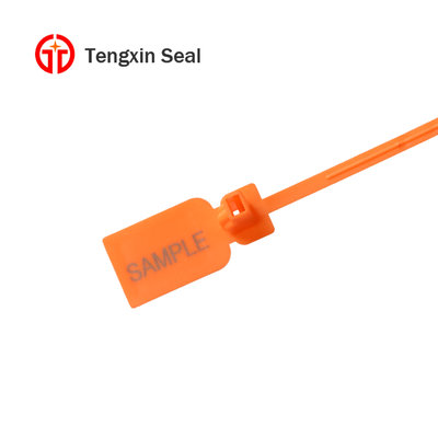 TX-PS213 Pull Tight Locking Mechanism laser printing fire extinguisher security plastic seal
