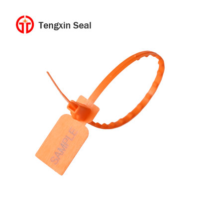 TX-PS213 Pull Tight Locking Mechanism laser printing fire extinguisher security plastic seal