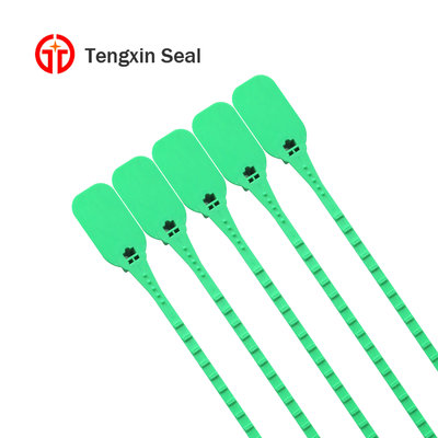 TX-PS208 Waterproof bargain Discounts price 300mm pull tight plastic lock seal with logo mark