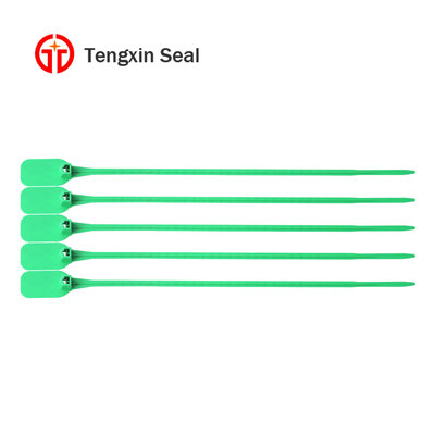 TX-PS208 Waterproof bargain Discounts price 300mm pull tight plastic lock seal with logo mark