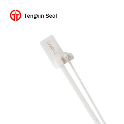 TX-PS502 Hot sales high tensile strength plastic seal tie lock with logo mark in lable