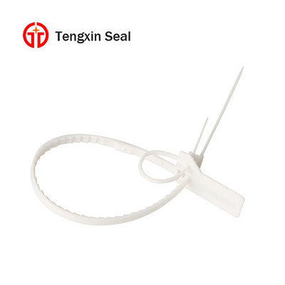 TX-PS502 Hot sales high tensile strength plastic seal tie lock with logo mark in lable