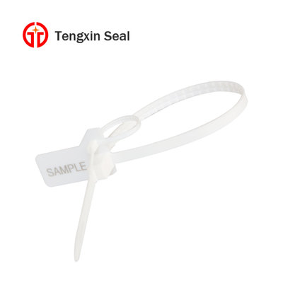 TX-PS502 Hot sales high tensile strength plastic seal tie lock with logo mark in lable