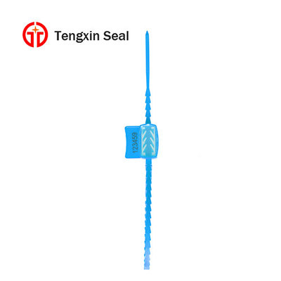 TX-PS402 Flexible waterproof material pull tight plastic seal tie seal with logo mark