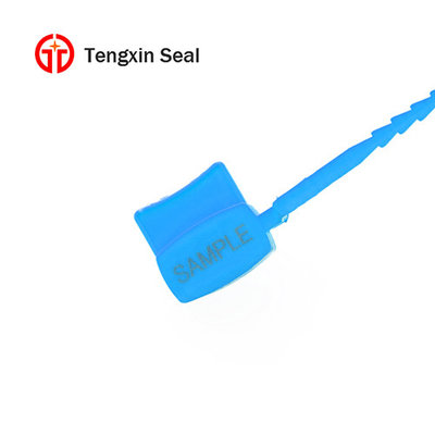 TX-PS402 Flexible waterproof material pull tight plastic seal tie seal with logo mark