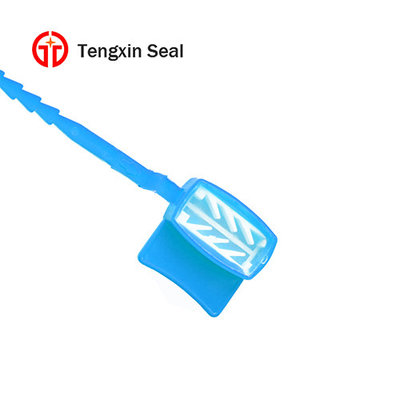 TX-PS402 Flexible waterproof material pull tight plastic seal tie seal with logo mark