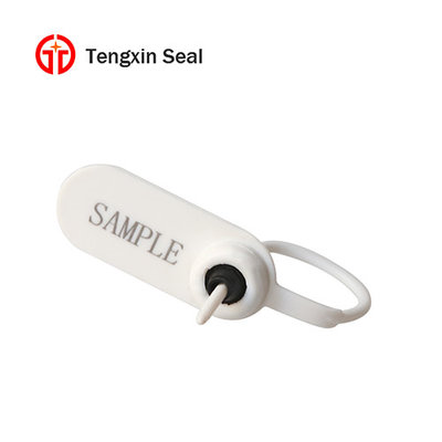 TX-PS 405 wholesale market plastic numbered seals for shipping with logo mark in lable
