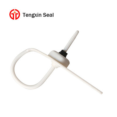 TX-PS 405 wholesale market plastic numbered seals for shipping with logo mark in lable