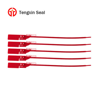 Tengxin TX-PS303 standards plastic seals for container bags yellow/white/red with logo mark in label