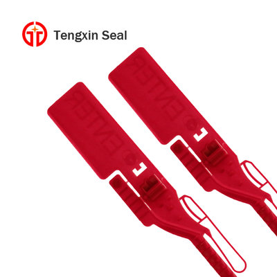 Tengxin TX-PS303 standards plastic seals for container bags yellow/white/red with logo mark in label