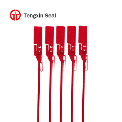 Tengxin TX-PS303 standards plastic seals for container bags yellow/white/red with logo mark in label