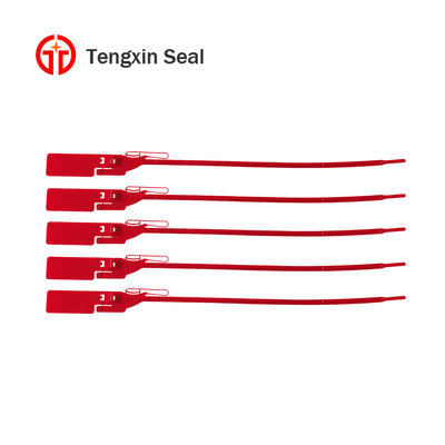 Tengxin TX-PS303 standards plastic seals for container bags yellow/white/red with logo mark in label