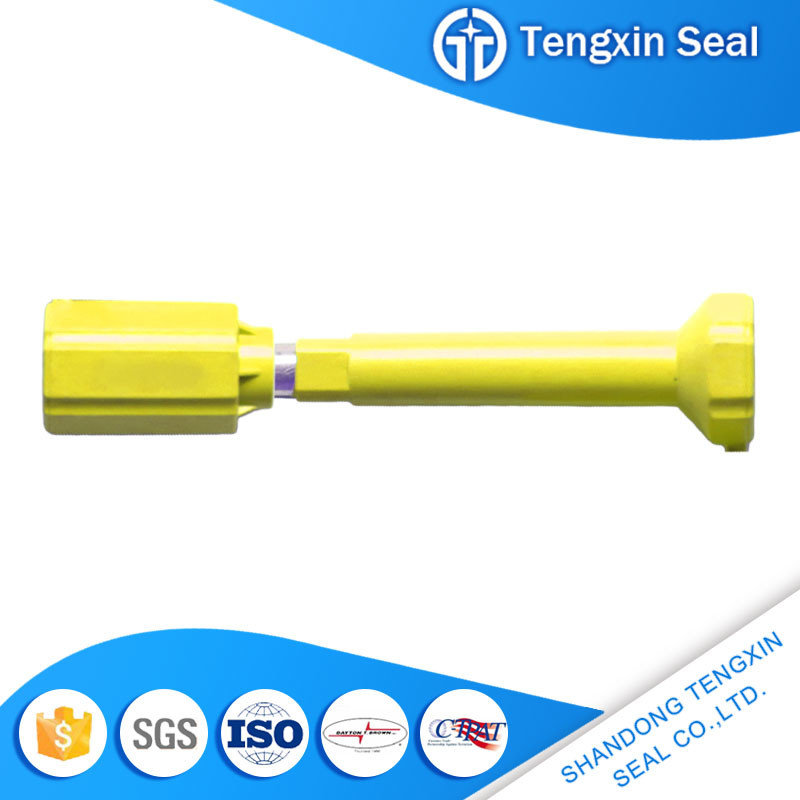 Colorful security shipping container steel with ABS wrapped door lock bolt seal