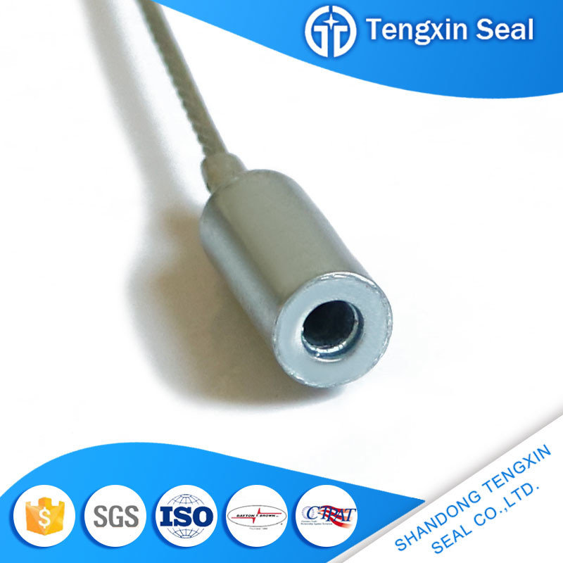 TX-CS202 Various colors customize one time use Numbered Laser Printed security 1.8mm cable seal with OEM ODM