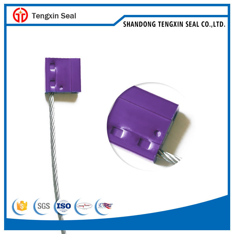 TX-CS103 Wholesale and retail adjustable seal customized aluminum lock body cable lock seal
