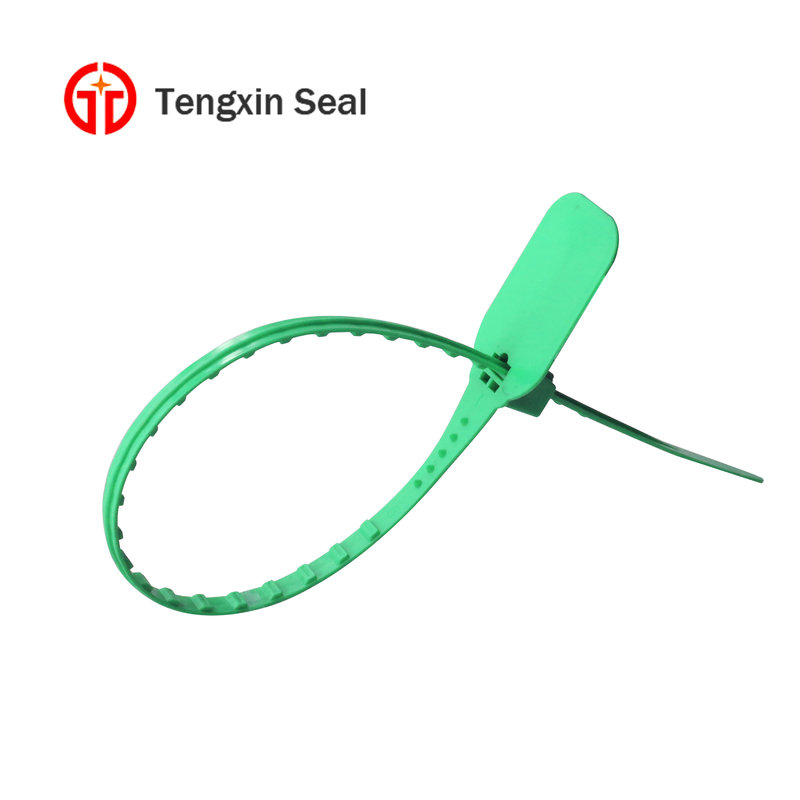 TX-PS208 Waterproof bargain Discounts price 300mm pull tight plastic lock seal with logo mark