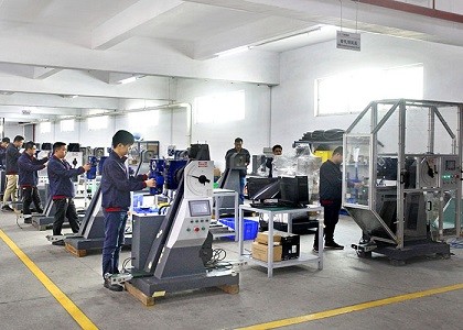 Shenzhen Wance Testing Machine Co., Ltd. factory production line