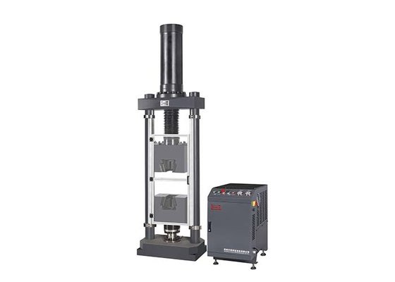 Shock Absorption Servo Hydraulic Universal Testing Machine 2-30mm Flat Specimen