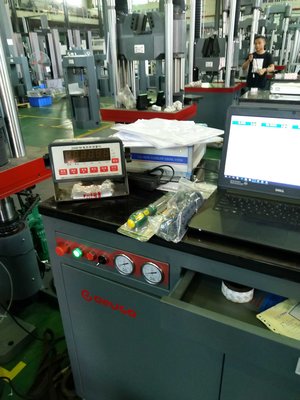 Wedge Grips Tension Testing Equipment , Hydraulic Compression Tester 6 Column