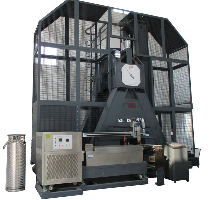 20000J ~ 100000J DWTT Testing Machine , Type E Pendulum Impact Tester