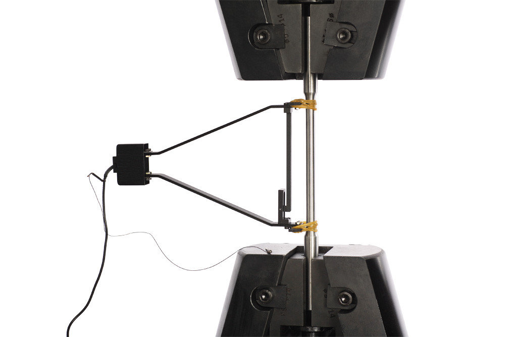 Tensile Testing Machine clip-on extensometer ISO9513 class 0.5 gauge length 25mm, 50mm,100mm, 200mm,250mm,500mm