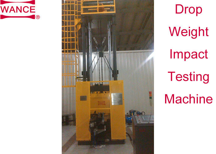80000J  Drop Weight Impact Test Machine Tear Tests Of Ferritic Steels API RP 5L3