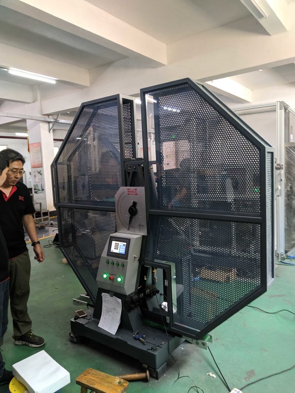 Charpy Pendulum Impact Testing Machine ASTM E23 ISO 148 Auto Feeding System 1.5kW