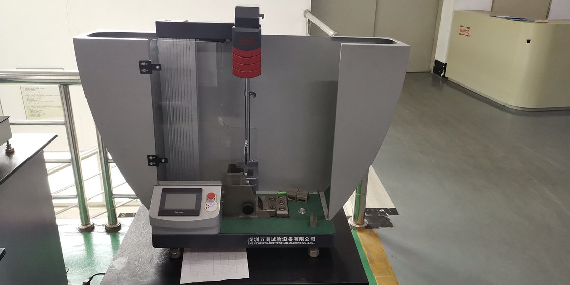 Plastics Complying Izod Impact Testing Machine Lab Equipment With ASTM D256 ASTM D6110