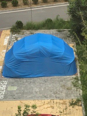 Folding stretch garage car parking tent